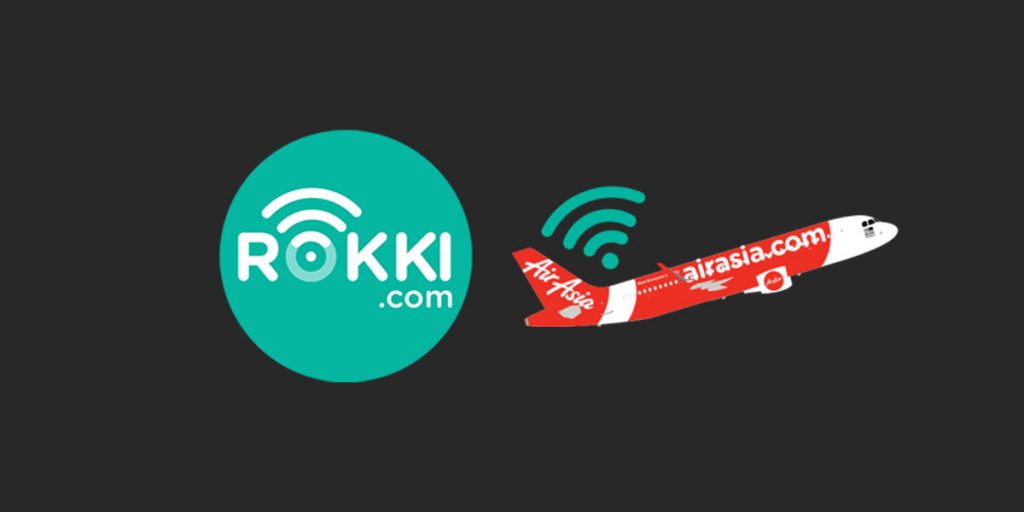 Guna WiFi Dalam Penerbangan AirAsia Melalui ROKKI