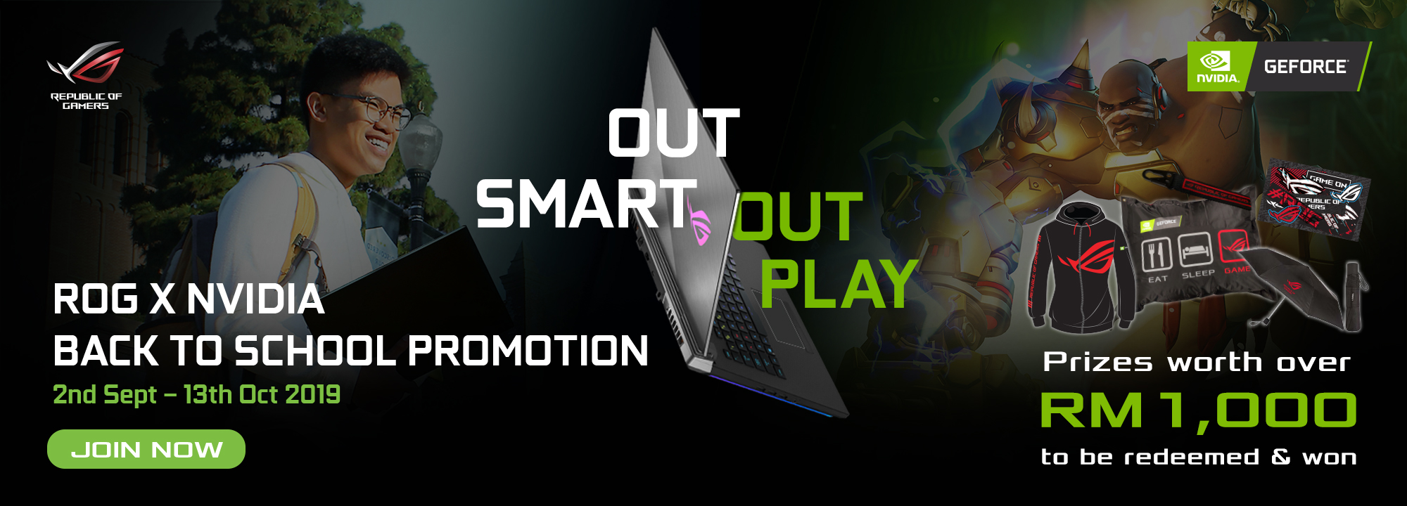 Promosi ROG X NVIDIA Back To School, Beli Dan Menang Hadiah 'Rare' Dari ROG