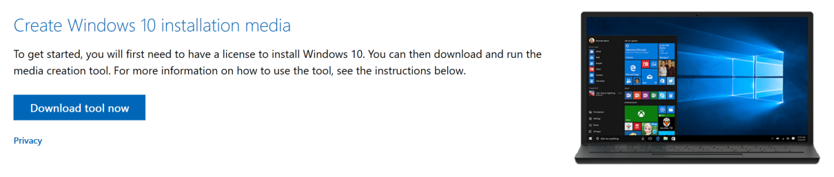 Create Windows 10 installation media - WISER.MY