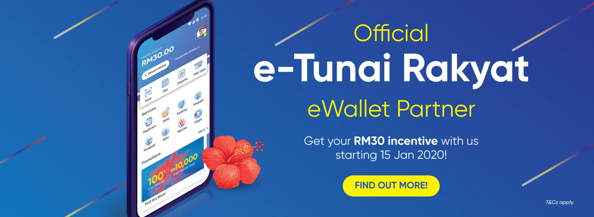 Cara Dapatkan Insentif RM30 Dengan Touch 'n Go eWallet